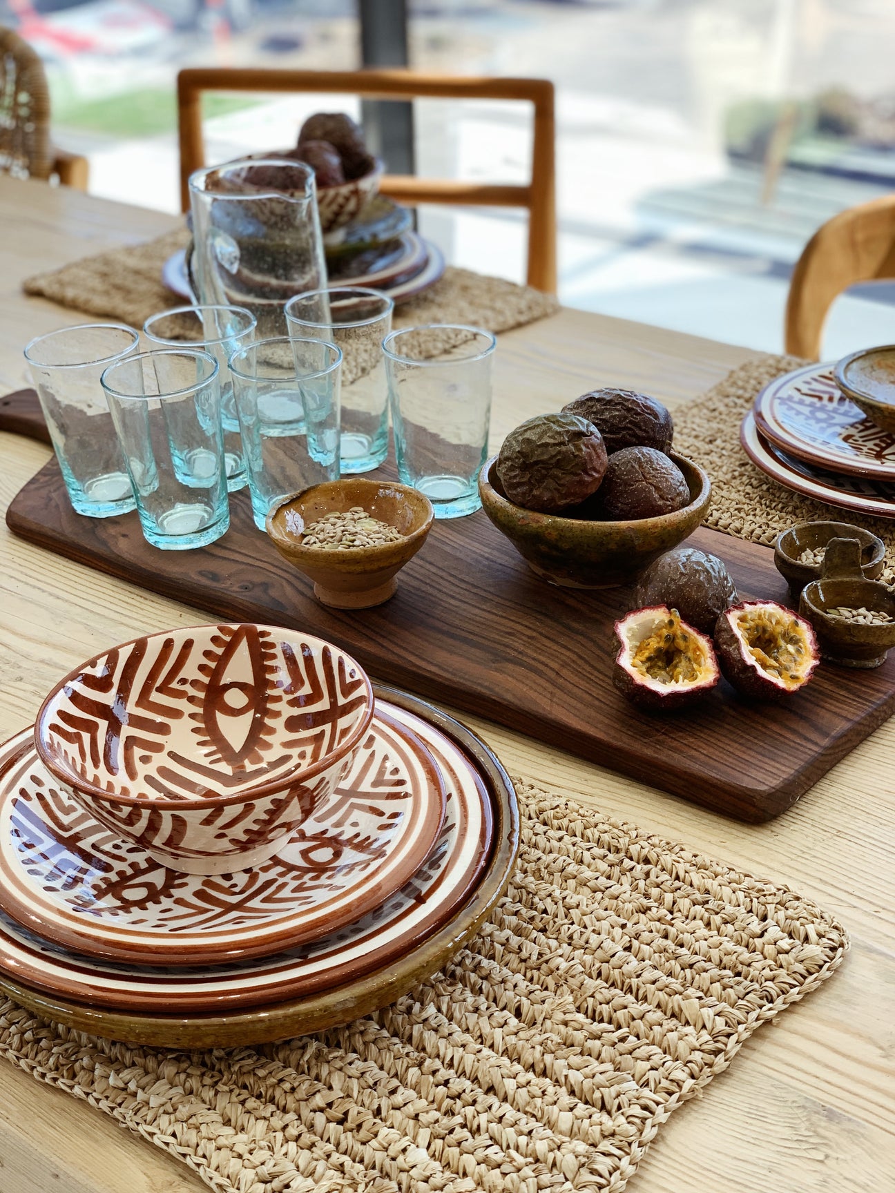Home Moroccan Walnut Platter
